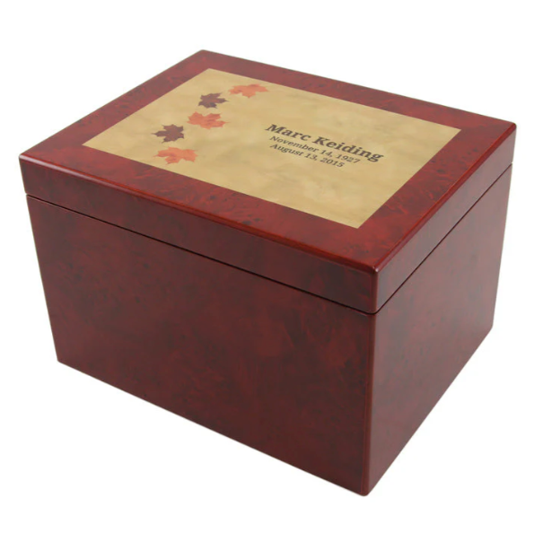 Autumn Leaves Memory Chest – After Urn Store